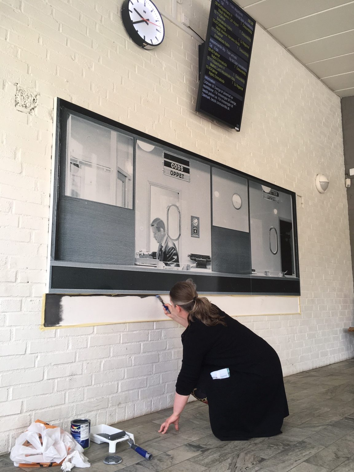 Lessebo station + Zandra Ahl - Konst i Kronoberg